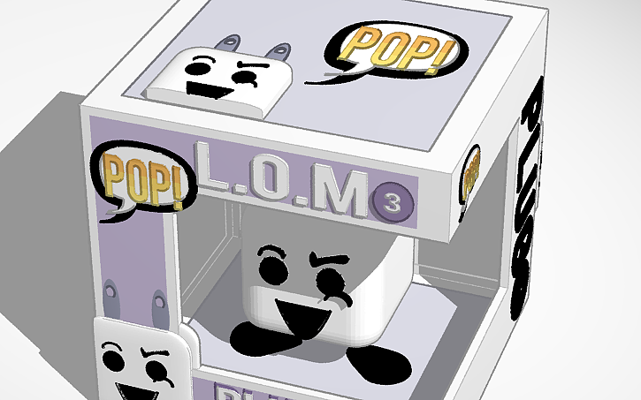 3D design Funko POP!:Plug - Tinkercad