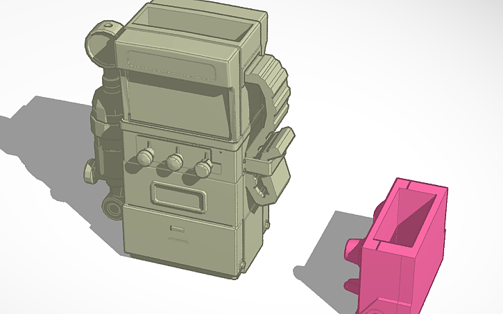 3D design tf2 dispenser usb drive - Tinkercad