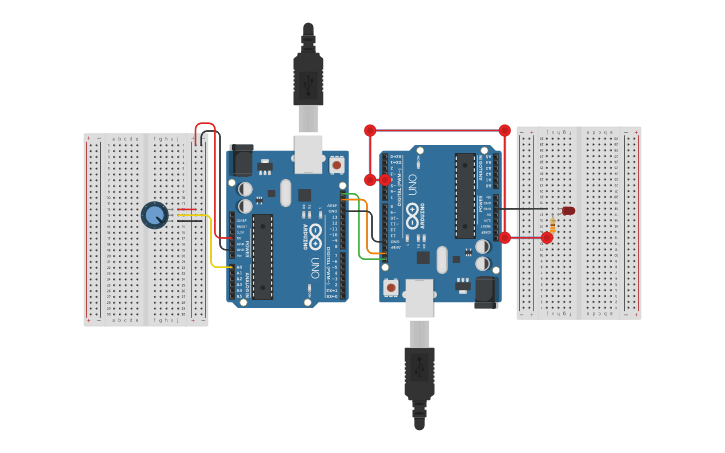 Circuit Design I2c Led Blinker Tinkercad