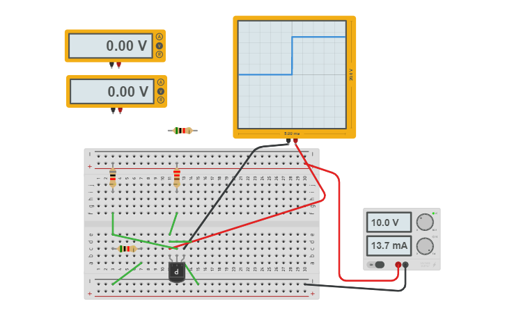 Circuit design C2 setup - Tinkercad
