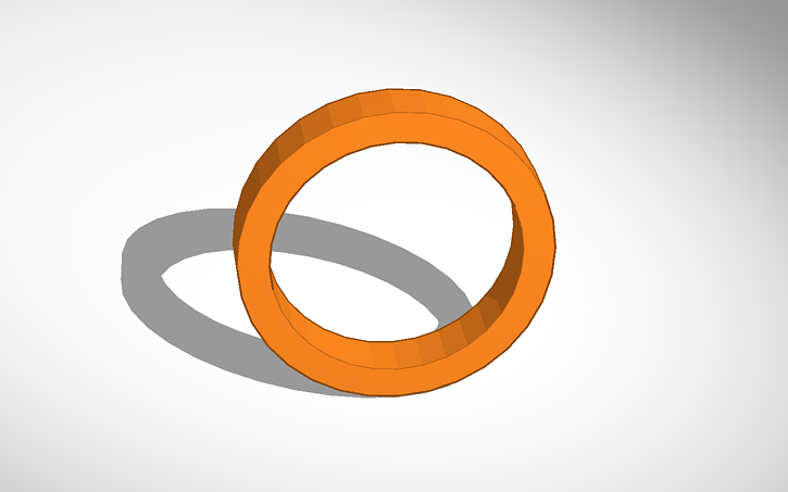 3D design Ring - Tinkercad