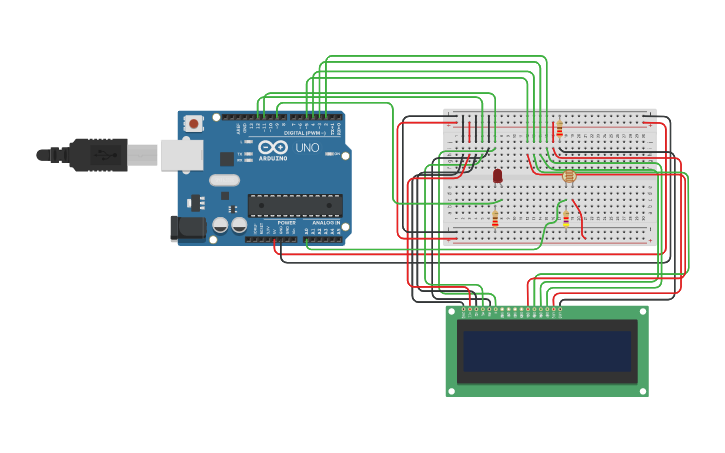 Circuit design Dark LED ON sensor | Tinkercad