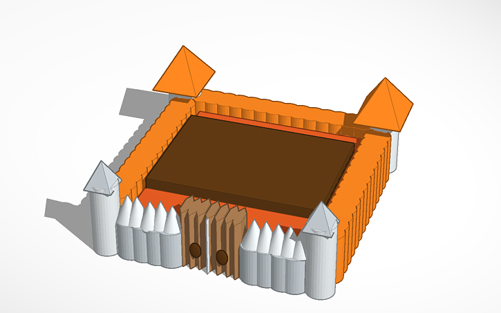 3D design castle - Tinkercad