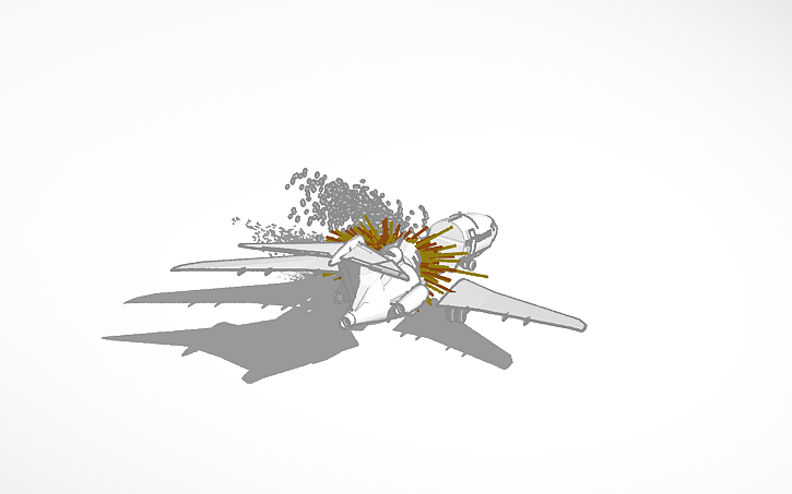 3D design Avianca flight 203 - Tinkercad