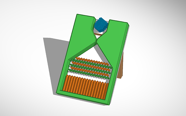 3D design Galton board - Tinkercad