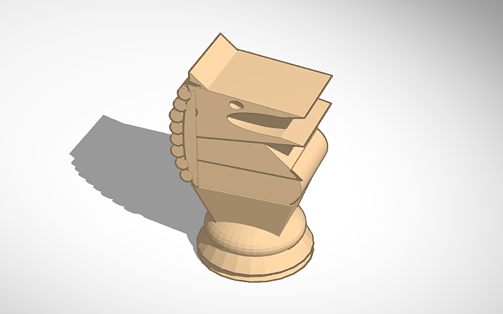 3D design The Chess Knight Piece | Tinkercad