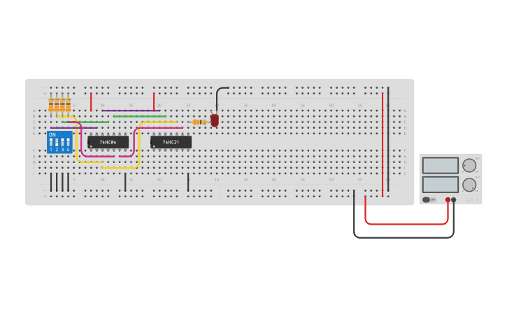 Circuit design CIRCUITO DE SALIDA - Tinkercad