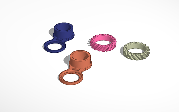 3D design fidget toy - Tinkercad