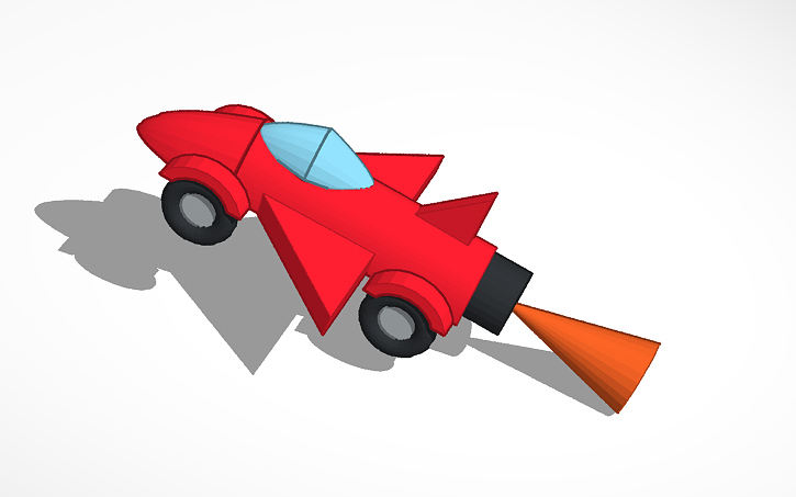 3D design Flying Car - Tinkercad