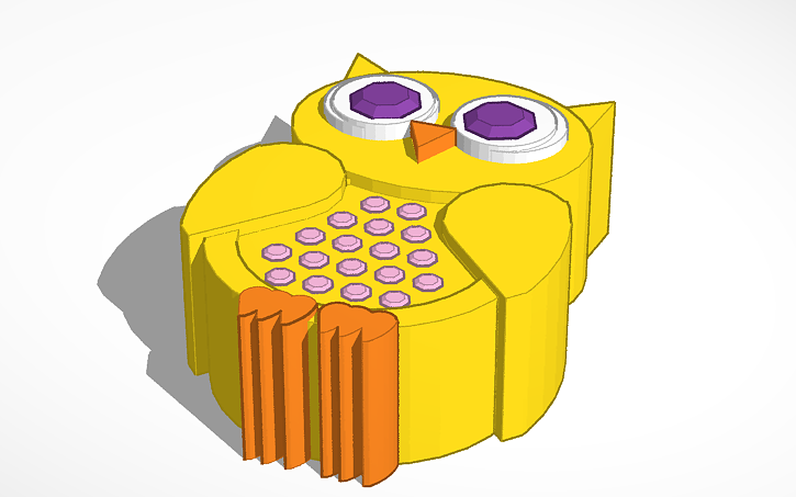 3D design gwen owl rock3d | Tinkercad