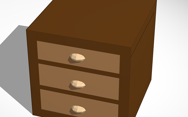 3D design End Table - Tinkercad