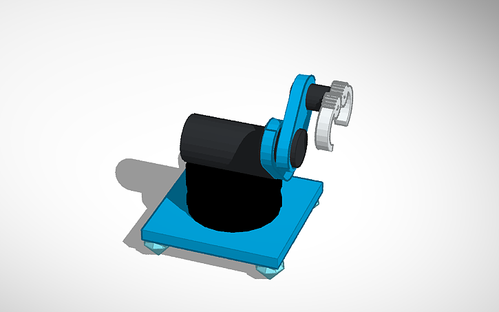 3D design robotic arm - Tinkercad