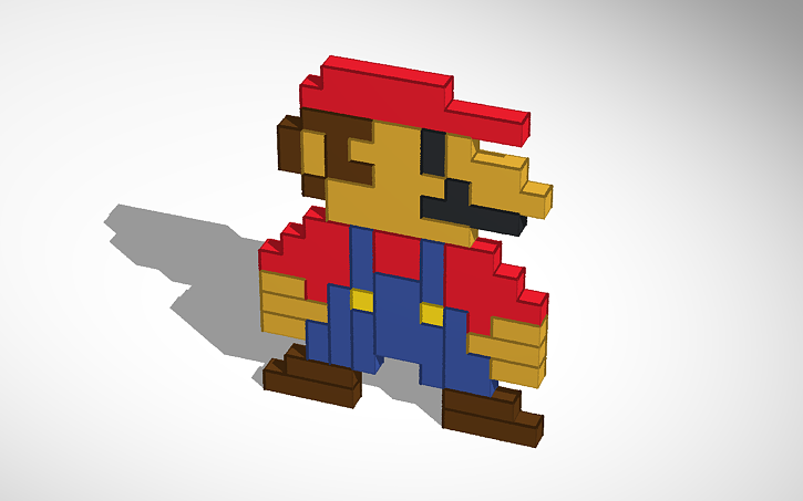 3D design Mario - Tinkercad