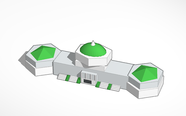 3D design Nigerian National Assembly Building 1 | Tinkercad