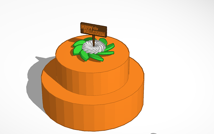 3D design cake | Tinkercad