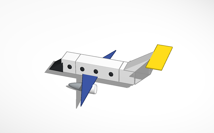 3D design Small Airliner Plane | Tinkercad