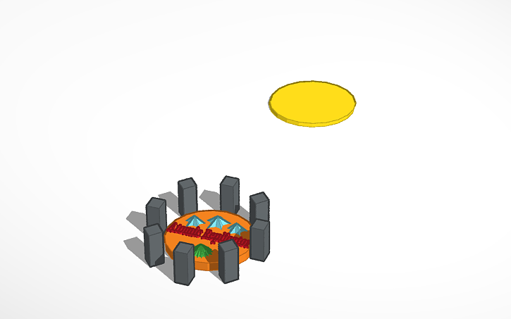 3D design atomic replicator - Tinkercad