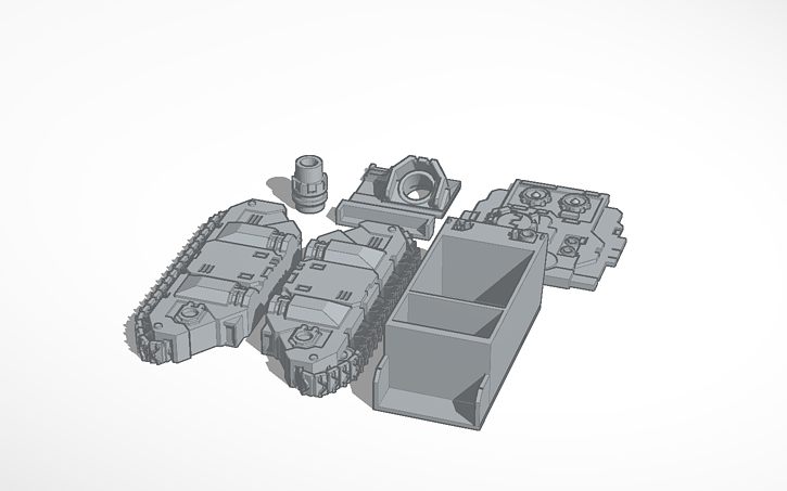 3D design 40k Vindicator - Print - Tinkercad