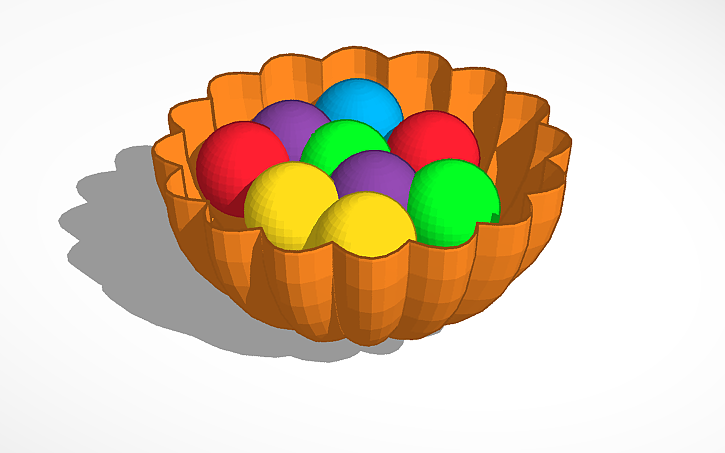 3D design Bowl with Yummy Fruits! - Tinkercad