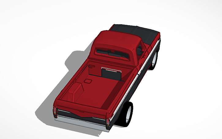 3D design Ford F250 Dragster - Tinkercad
