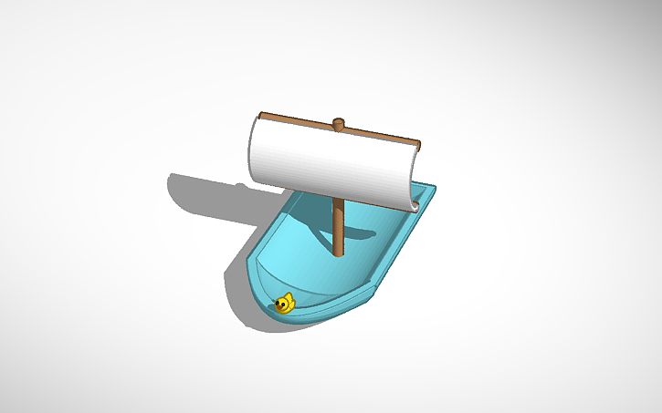 3D design boat | Tinkercad