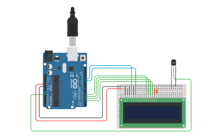 Circuit Design Arduino Tmp36 Sensor Temperature Display Lcd Tinkercad