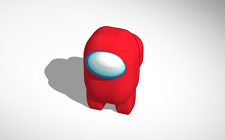 3D design Among Us Character - Tinkercad