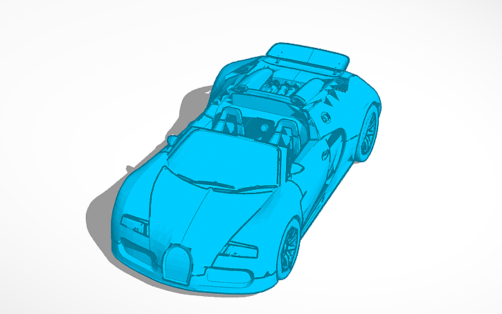 3D design Bugatti - Tinkercad