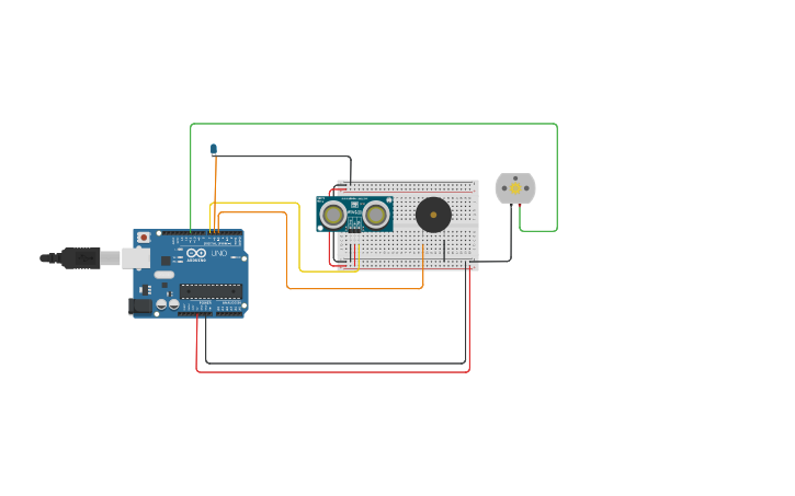 Circuit Design Water Level Indicator Tinkercad