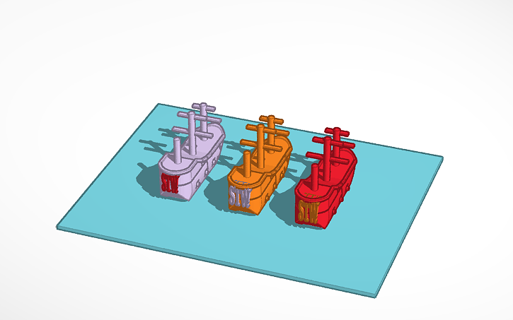 3D design Copy of My Boats - Tinkercad