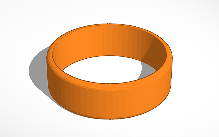3D design 3D ring template | Tinkercad
