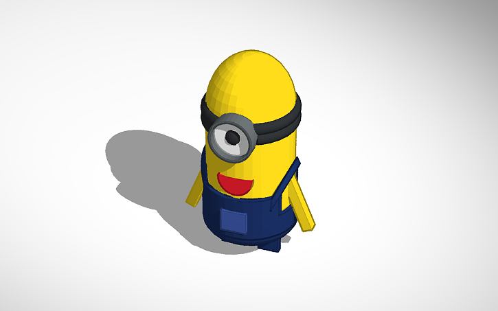 3D design Minion - Tinkercad