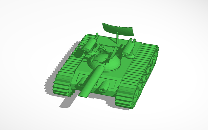3D design tank - Tinkercad