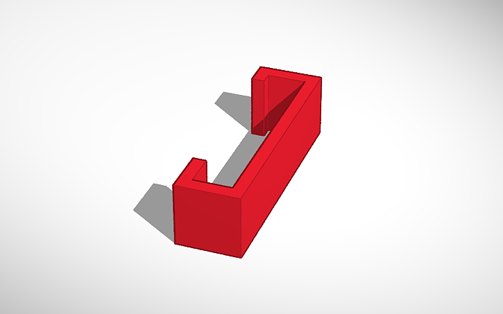 3D design Scalextric Barrier Clip | Tinkercad