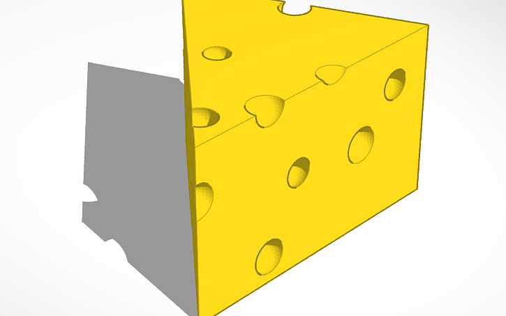 3d Design Cheese Tinkercad