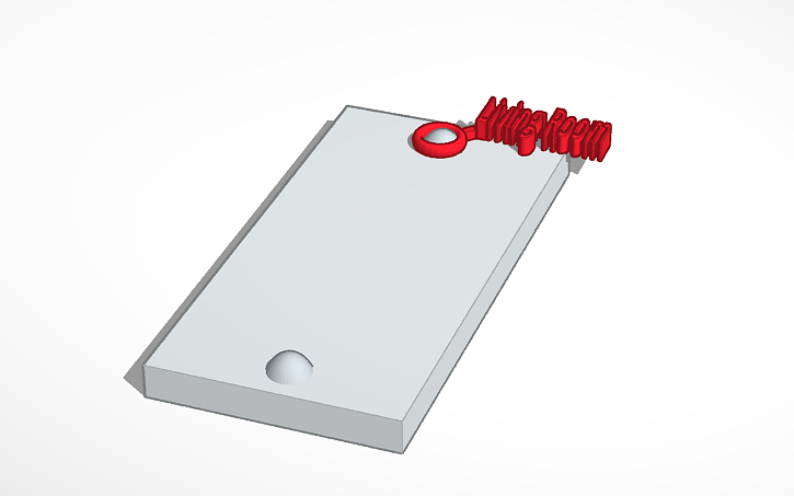3D design Switch Tag - Tinkercad