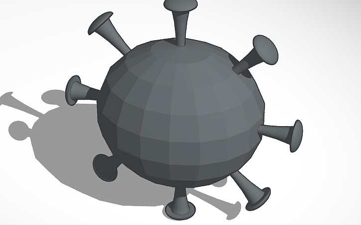 3D design VIRUS | Tinkercad