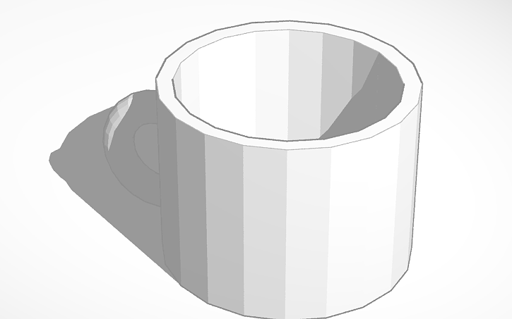 3D design A Cup - Tinkercad