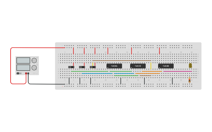 Circuit design Function using POS - Tinkercad
