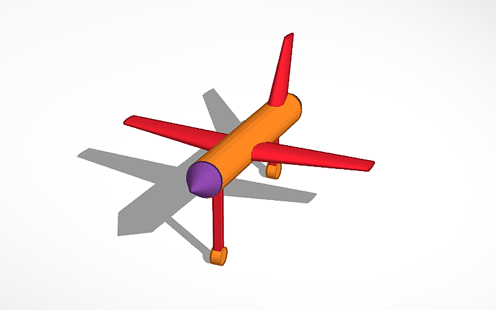 3D design Missile with wings - Tinkercad