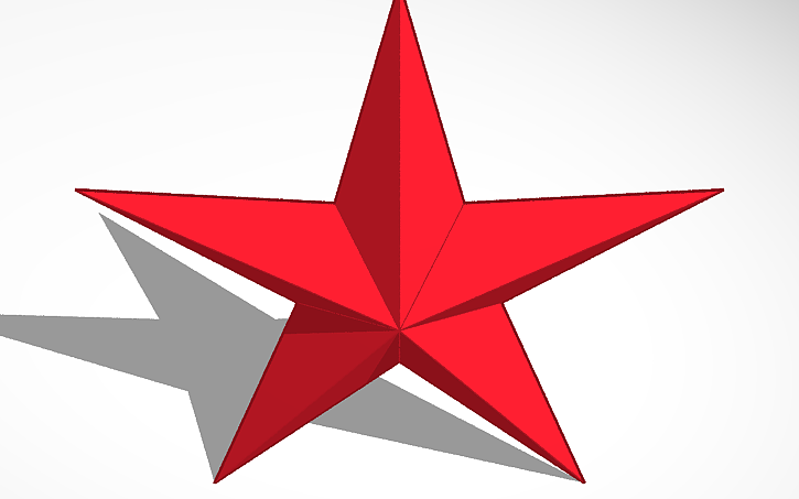 3D design star | Tinkercad