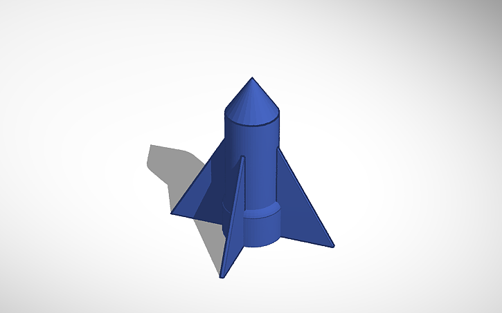 3D design Racheta ALEXANDRU BURILA DRAGOS - Tinkercad