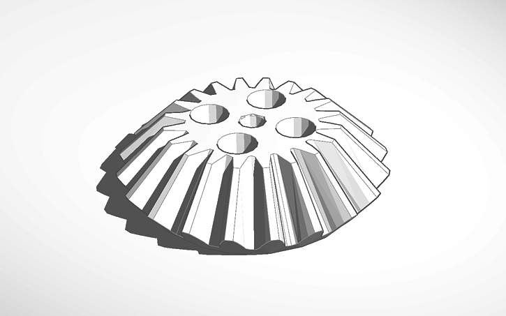 3D design Copy of Tetrix bevel gear - Tinkercad