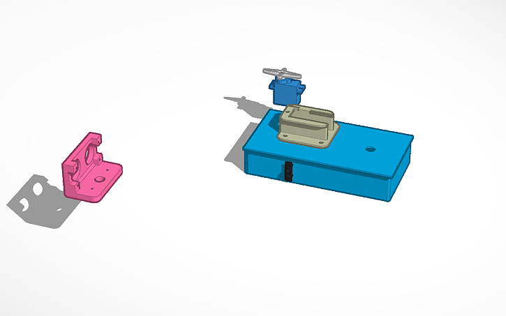 3D design Copy of arduino ultrasonic radar design - Tinkercad