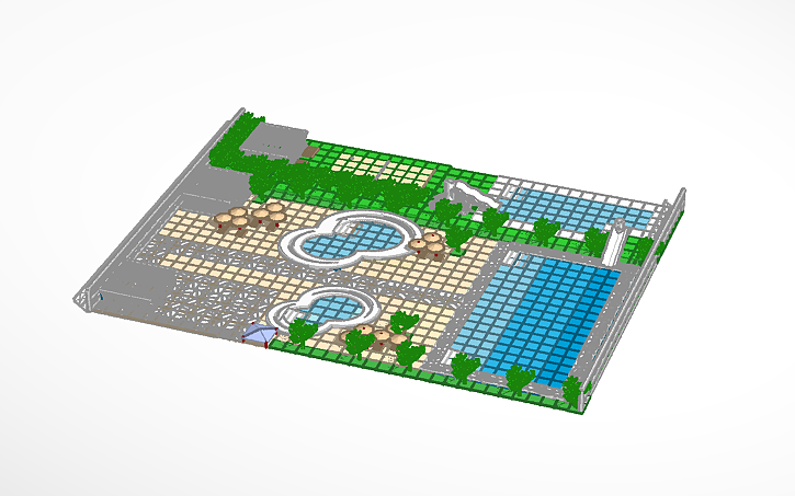 3D design Water Park - Tinkercad