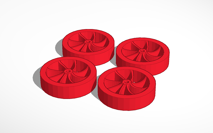 3D design Wheel - Tinkercad