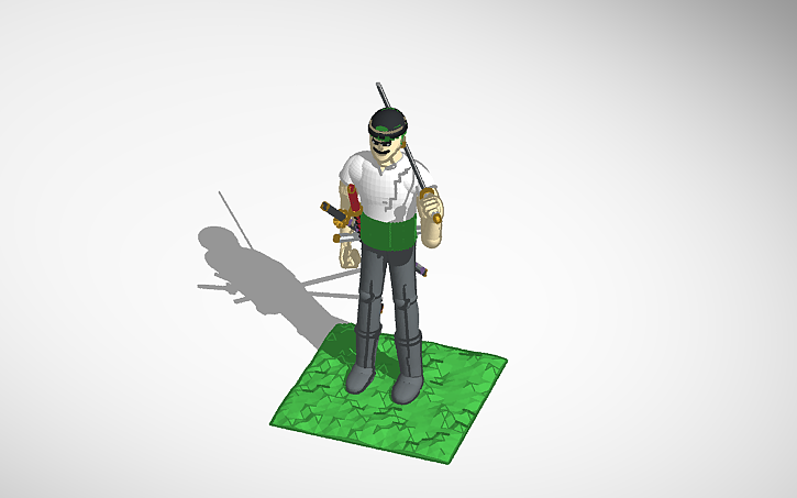 3D design Zoro (Remake) - Tinkercad