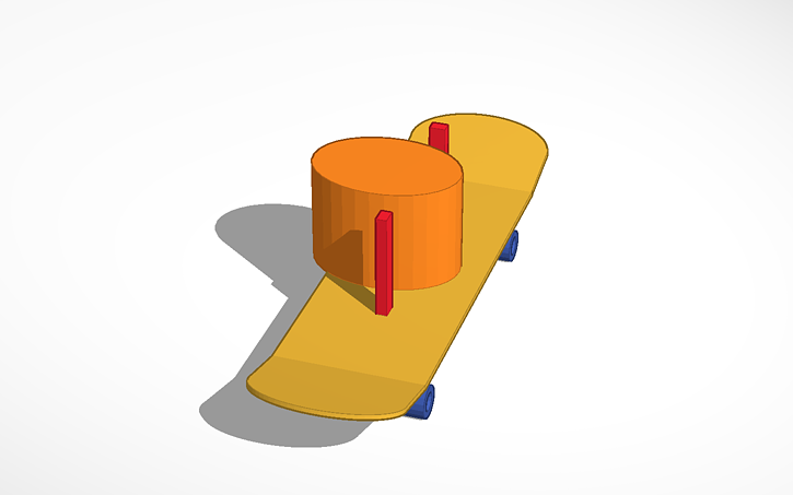 3D design Copy of Skateboard | Tinkercad