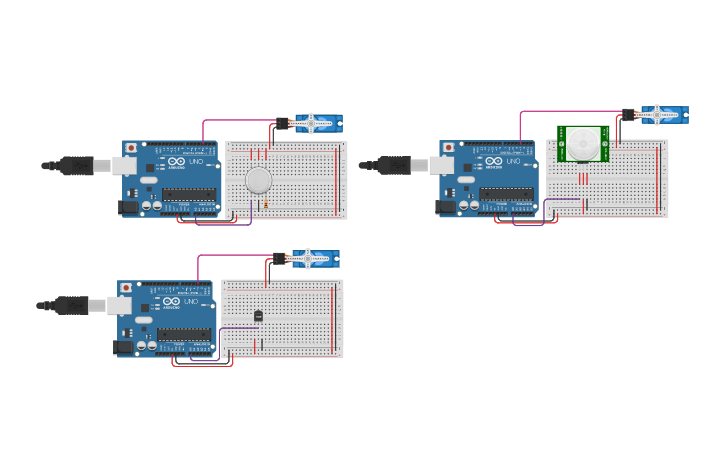 Circuit design Part B Controlling Servo motor - Tinkercad Circuit design Part B Controlling Servo motor - Tinkercad