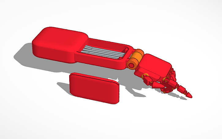3D design Hand Robot SLA - Tinkercad